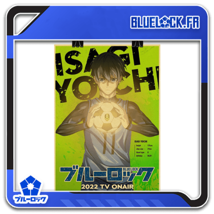 Poster Blue Lock - Yoichi Isagi - Boutique Blue Lock